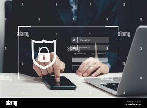 Protection Personal Data Against Hackers Security Internet Access Of Personal Data