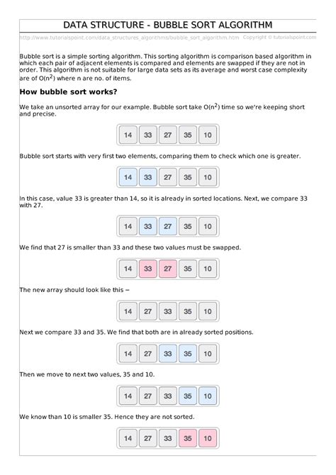 Bubble Sort Algorithm Lecture Notes 3 Studocu