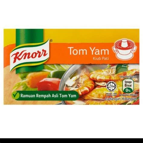 Knorr Tom Yum Cube Kiub Tom Yum 60gm Shopee Malaysia