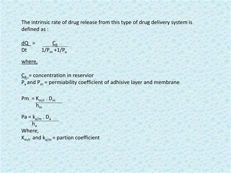 Formulation And Evaluation Of Transdermal Drug Delivery System Tdds Ppt