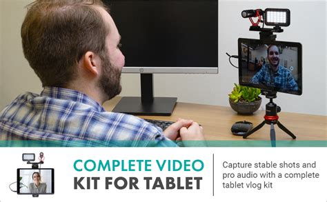 Movo Tablet Vlogging Kit For Ipad Ipad Vlogging Kit With
