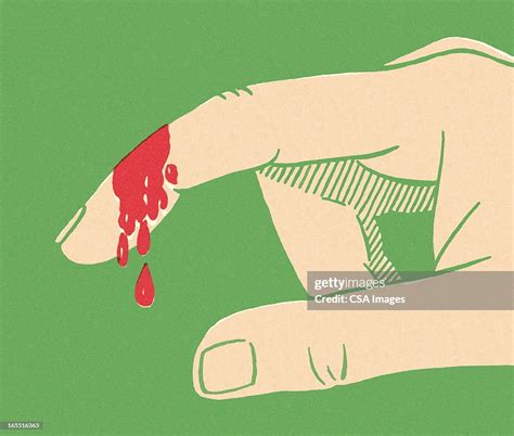 Bloody Finger High Res Vector Graphic Getty Images