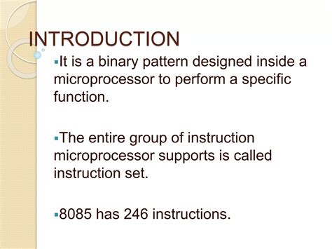 Microprocessor Ppt Branching And Logical Instructions Pptx