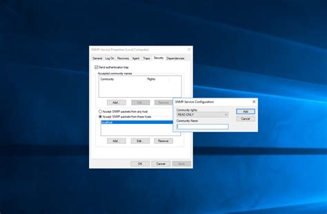 Install And Configure Snmp Service In Windows Machines Dimitris Tonias