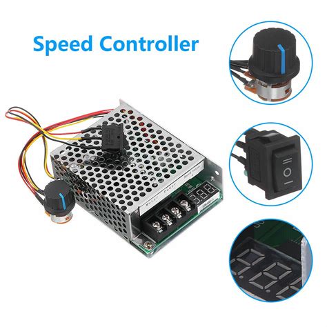 Dc 9 60v 20a Forward Reversing Motor Speed Regulator Control Pwm