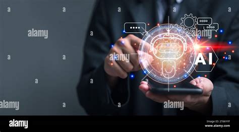 Chatbot And Ai Technology Communication Robots Artificial Intelligence Online Customer Service