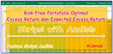 Cara Menghitung Risk Portofolio Optimal Variance Alpha Beta M Discover