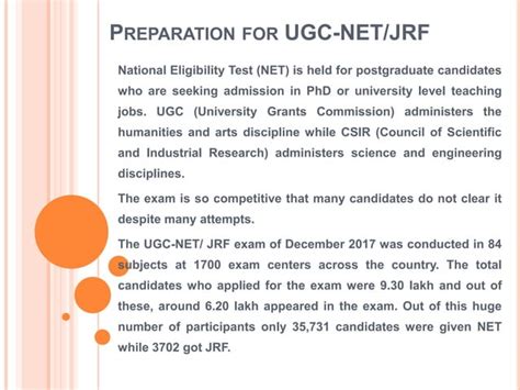 How To Prepare For UGC NET JRF By Zahoor Wani PPTX Educational Assessment Education