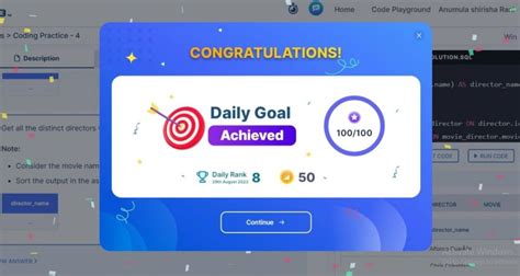 All Dailygoal 100dayscode Nxtwave Shirisha Rani Anumula