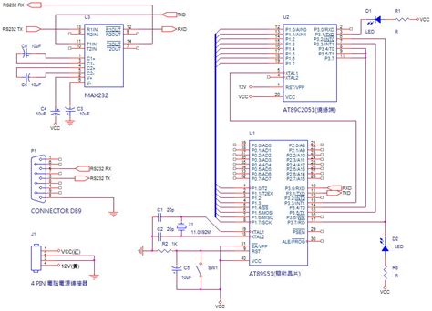 89c2051燒錄器 用89s51實現。 Single9
