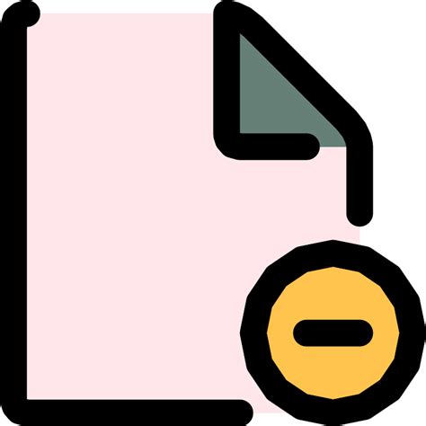 File Remove Vector SVG Icon SVG Repo