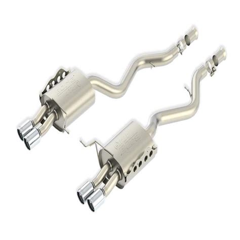 Borla 16 17 Ford Focus Rs 23l Mt Round Angle Cut Tips Split Rear Exit