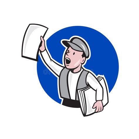 Dessin Animé De Journal Illustration De Vecteur Illustration Du