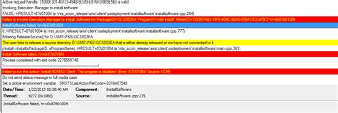 Issue With Install Software” Task Sequence Step And Configmgr Stand