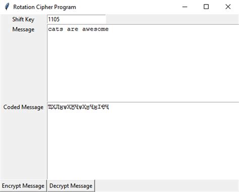 Github Faridfadilrotation Cipher A Python Side Project That I Did