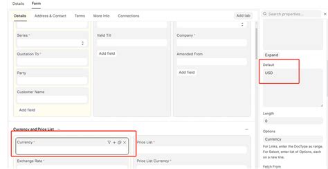 Quotation Currency Default Value Erpnext Frappe Forum