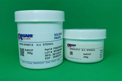 Snpb Solder Paste Asahi Solder