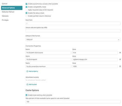 Configure Dremio Data Source With Storagegrid