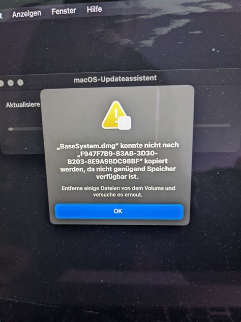 Basesystemdmg Could Not Be Copied Not Enough Disk Space Macrumors