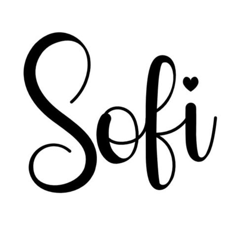 Pin De Noelia Pereyra En Cumple Sofi Nombres En Letra Cursiva Moldes