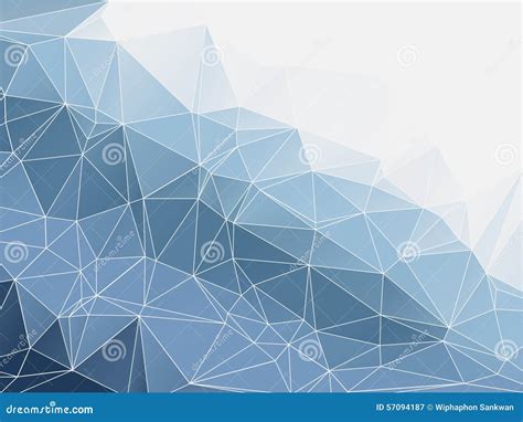 Blue Color Abstract Polygonal Geometric Stock Vector Illustration Of Color Light 57094187