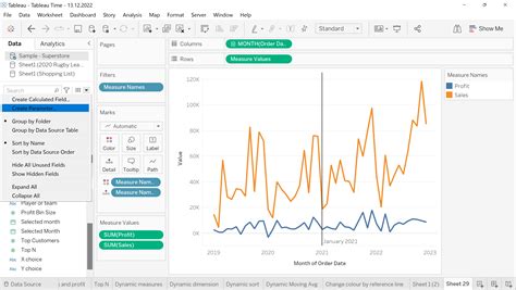 How To Set Up A Moving Reference Line In Tableau The Data School