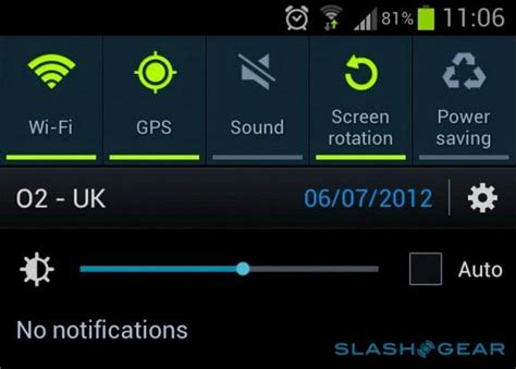 Samsung Galaxy S3 Ota Update Introduces Brightness Widget Drop Ubergizmo