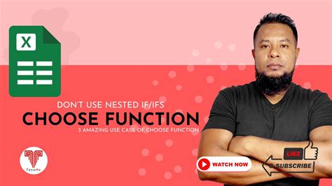 Forget NestedIF IFS Use CHOOSE Function Excel Formula Excel YouTube