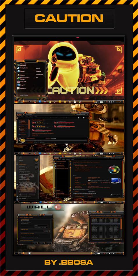 CAUTION WINDOWS THEMES By Bbosa On DeviantArt