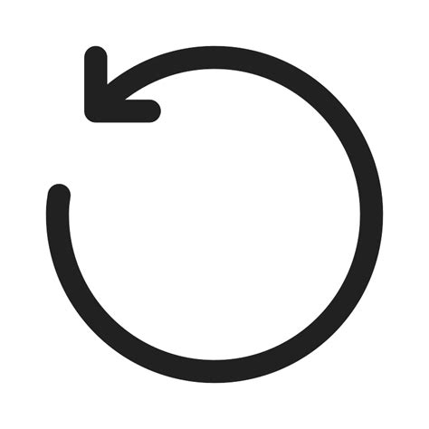 Ic Fluent Arrow Counterclockwise 28 Regular Free Vector Icons On