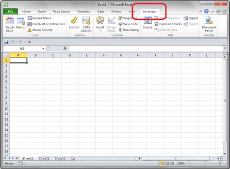 How To Display Developer Tab In Excel 2010 Polretreasure