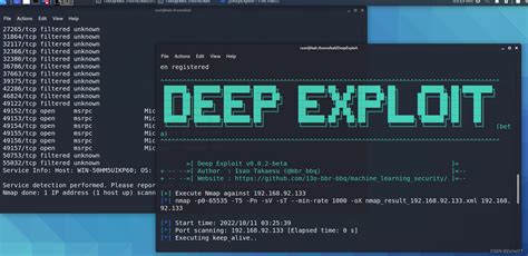 【deepexploit】基于metasploit的自动渗透工具在kali中详细运行教程 csdn博客