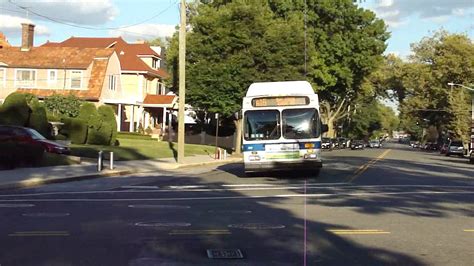 Mta Nyct Bus 2012 New Flyer C40lf B16 Bus 347 At 86th St Shore Rd Youtube