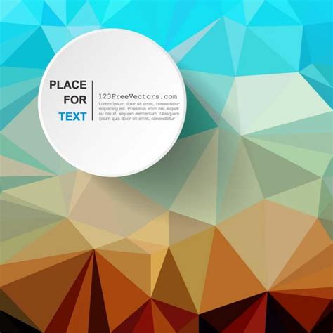 COLORED LOW POLY BACKGROUND Royalty Free Stock SVG Vector And Clip Art