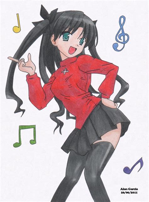 Rin Tohsaka Dancing Ronetruetohsaka