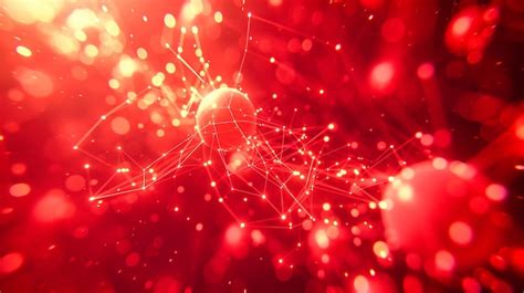 Premium Photo Digital Network Abstract With Glowing Lines And Geometric Patterns Representing