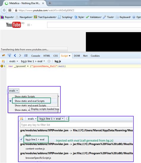 Javascript How To Debug Non Dynamic Script After Dynamic Script Loads