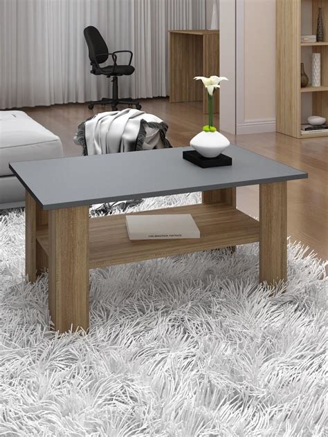 ᐉ Журнальний столик Furnigrade С3 43х90х55 Сонома Антрацит • Краща ціна в Києві Україні