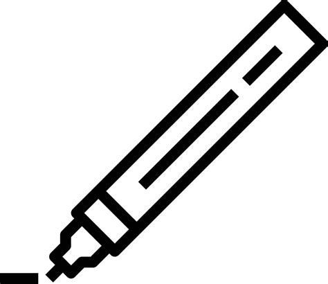 Marker Stationery Write Outline Icon 14244274 Vector Art At Vecteezy