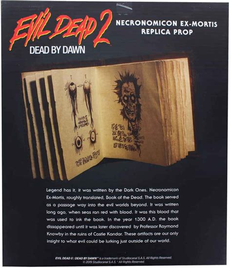 Evil Dead 2 Book Of The Dead Necronomicon Prop Replica