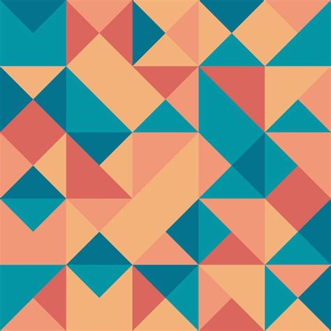 Premium Vector Geometric Triangle Seamless Pattern