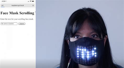 Scroll Text Across Your Face Mask With Neopixel And Raspberry Pi Piday