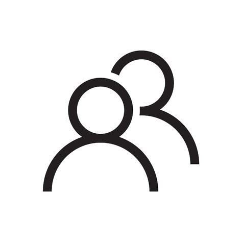 Premium Vector Group People User Outline Icon Vector