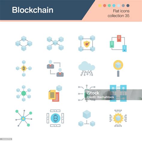 blockchain 아이콘입니다 평면 디자인 컬렉션 35입니다 프레 젠 테이 션 그래픽 디자인 모바일 응용 프로그램 웹 디자인