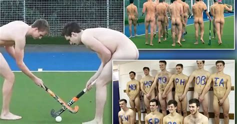 Men S Hockey Team Strip Naked For Match In Support Of Anti Homophobia Campaign See Them In