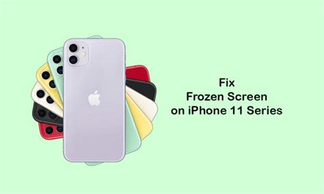 How To Fix Frozen Screen Problem On IPhone 11 11 Pro 11 Pro Max