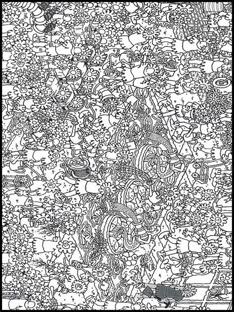 Printable Wheres Waldo Coloring Page Printable Learning Sheets