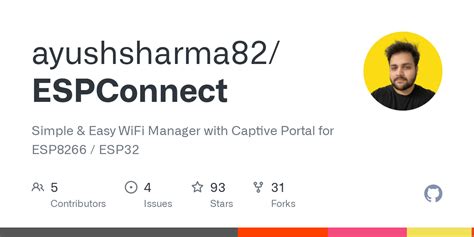 GitHub Ayushsharma82 ESPConnect Simple Easy WiFi Manager With Captive Portal For ESP8266