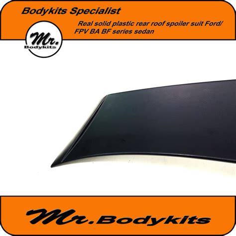 Ford Falcon Ba Bf Solid Plastic Made Rear Window Roof Spoiler Wing Xr