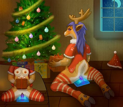 Rule 34 Christmas Deer Female Fengyue680 Hi Res Holidays Mammal